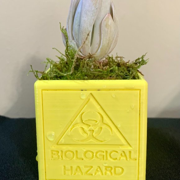 Hand Crafted | Storage & Organization | Biological Hazard Yellow ...